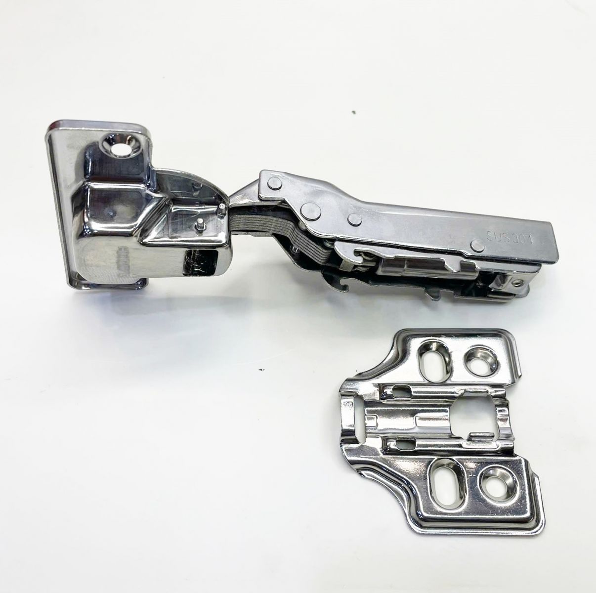 Gia dụng Hưng Thành - Bản lề inox gỗ dày Metalla SM 98 độ HAFELE 334.15 ...